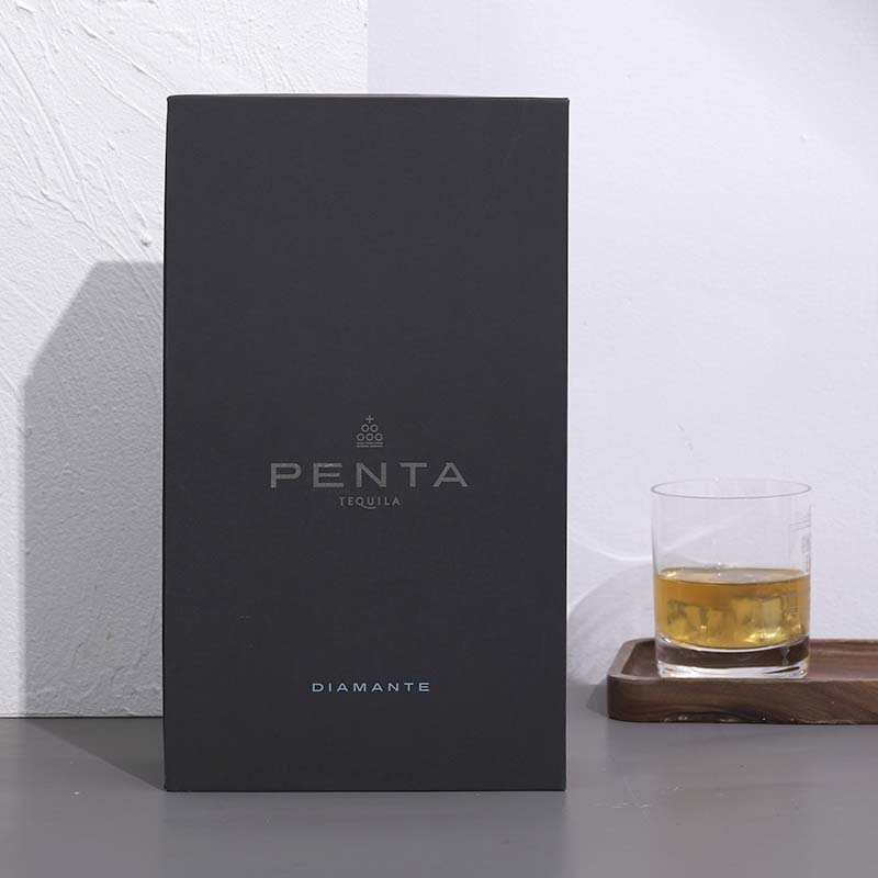 Soft Touch Matte Black Custom Rigid Paper Clamshell Cover Shoulder Box ...